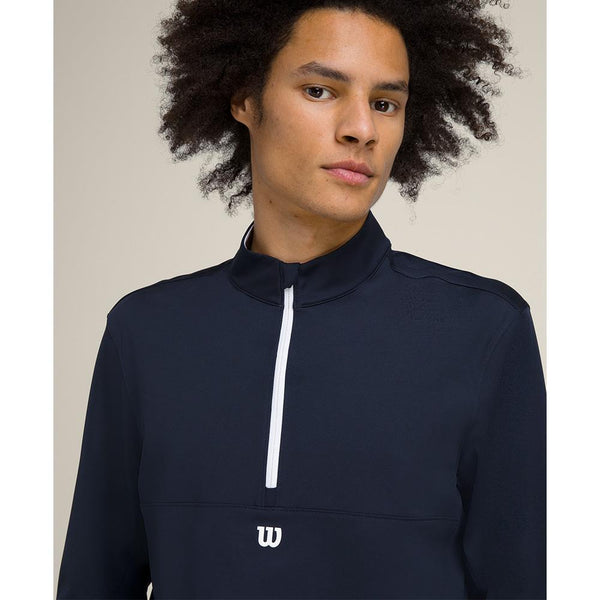 Wilson Men's Elevate Performance 1/2 Zip Longsleeve - Navy – Merchant ...