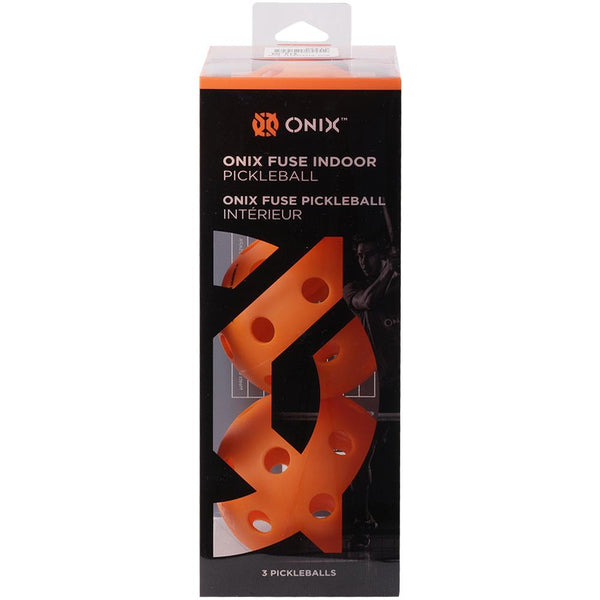 Onix Fuse Indoor Pickleball 3 Pack - Orange – Merchant of Tennis